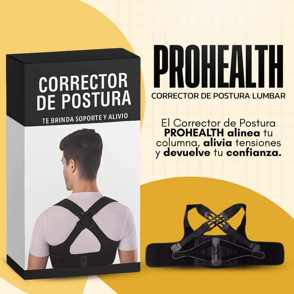 Prohealth - Corrector De Postura Lombar – Tienda Sierra MX