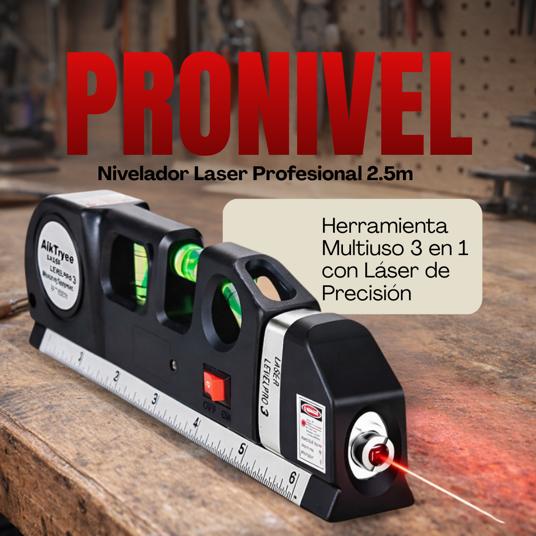 ProNivel - Nivelador Laser Profesional 2.5m – Tienda Sierra MX